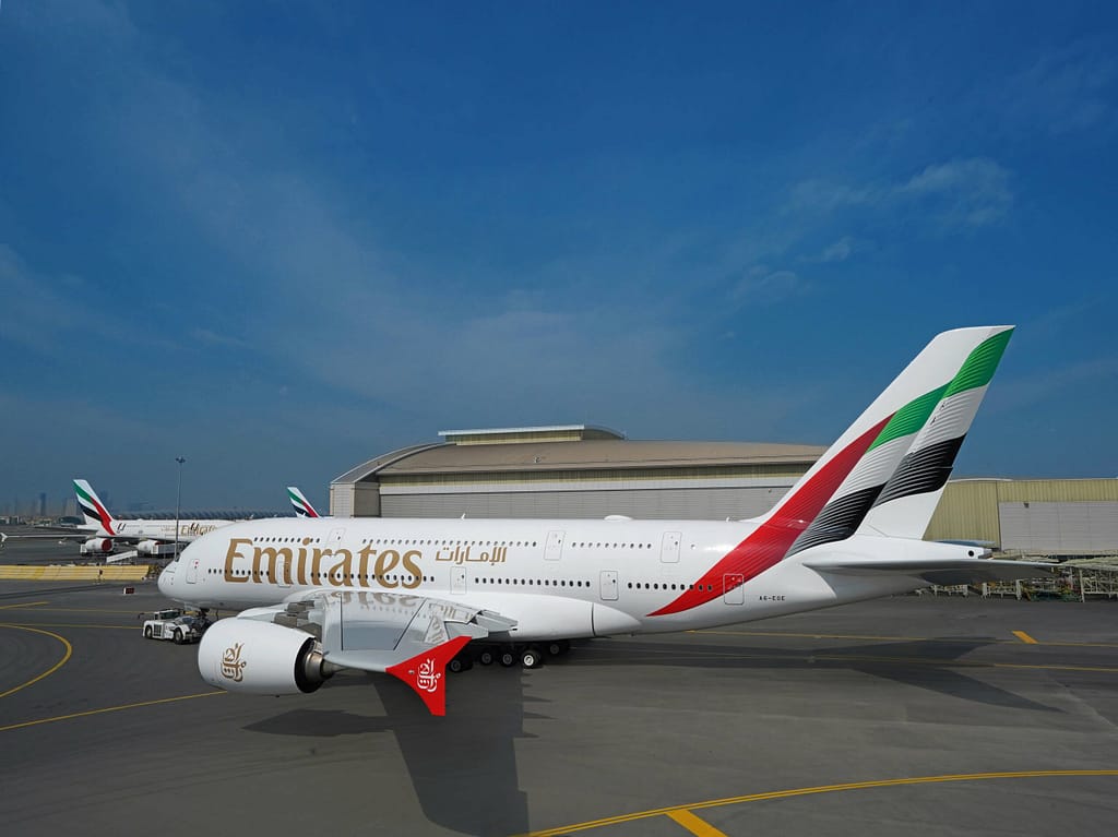 Emirates unveils new signature livery for its fleet
