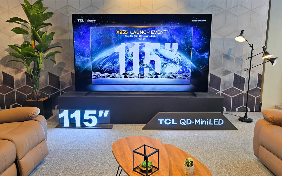 TCL and Abenson introduce the Titan of Immersive Display, the TCL 115 ...